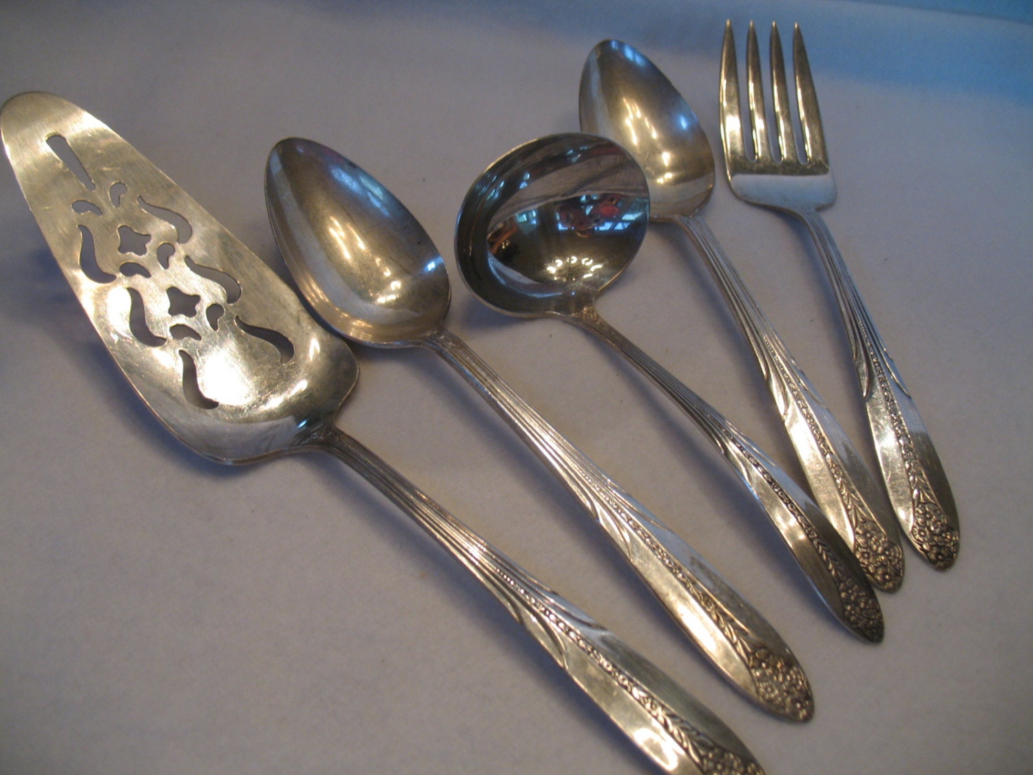 National Double Tested Silverplate Princess Royal Serving Pieces 1930 ...