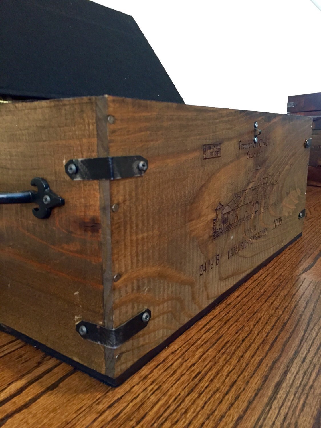 Wine Vineyard Reclaimed Wood Trunk Box Crate Chest – Haute Juice