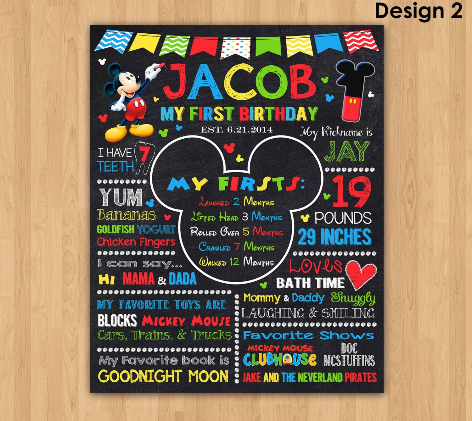 Printable Mickey Mouse Flyer