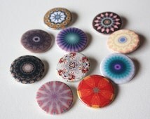 Popular items for mandala button on Etsy