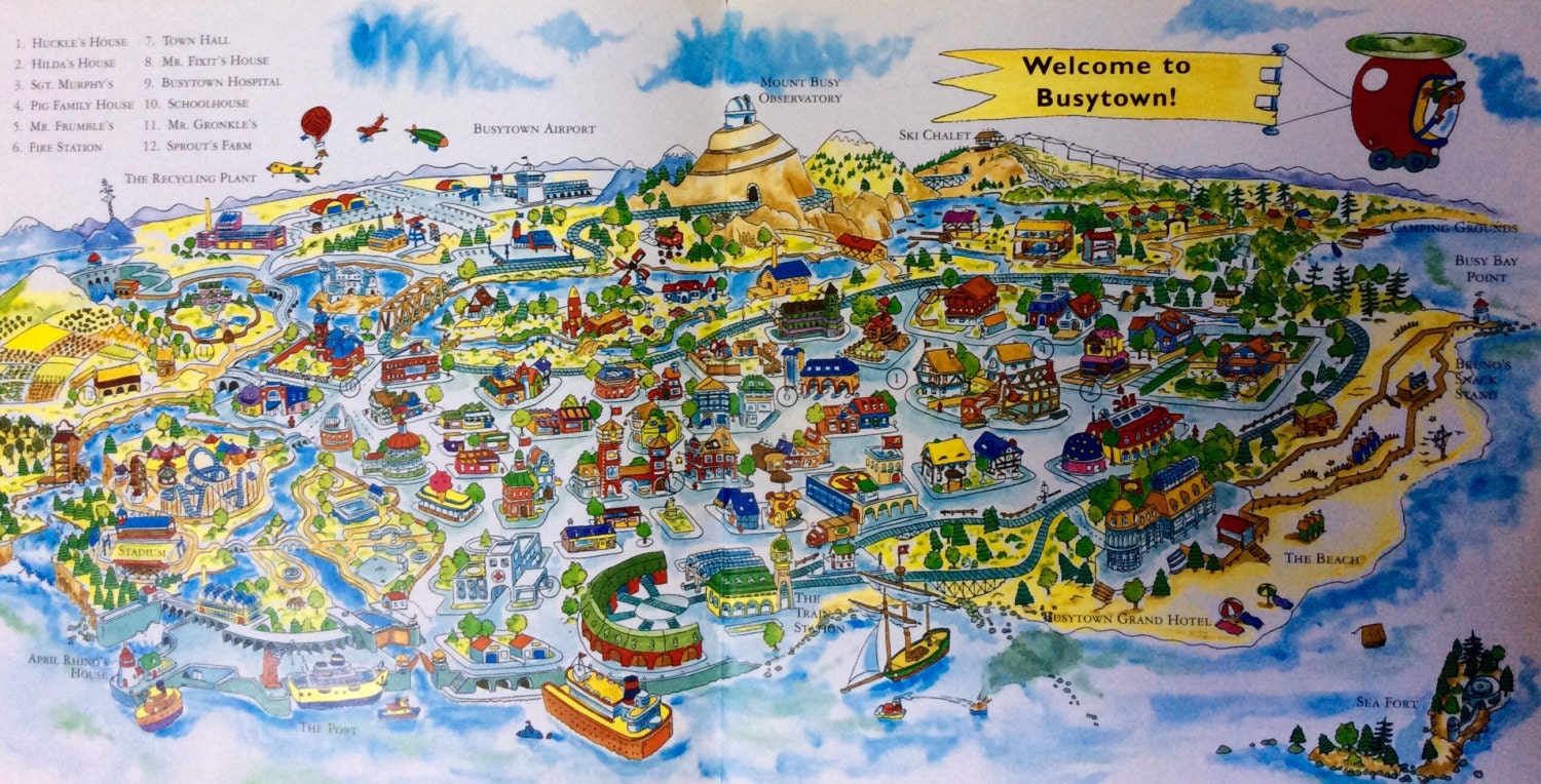 The Busy World of Richard Scarry A Trip To The Moon