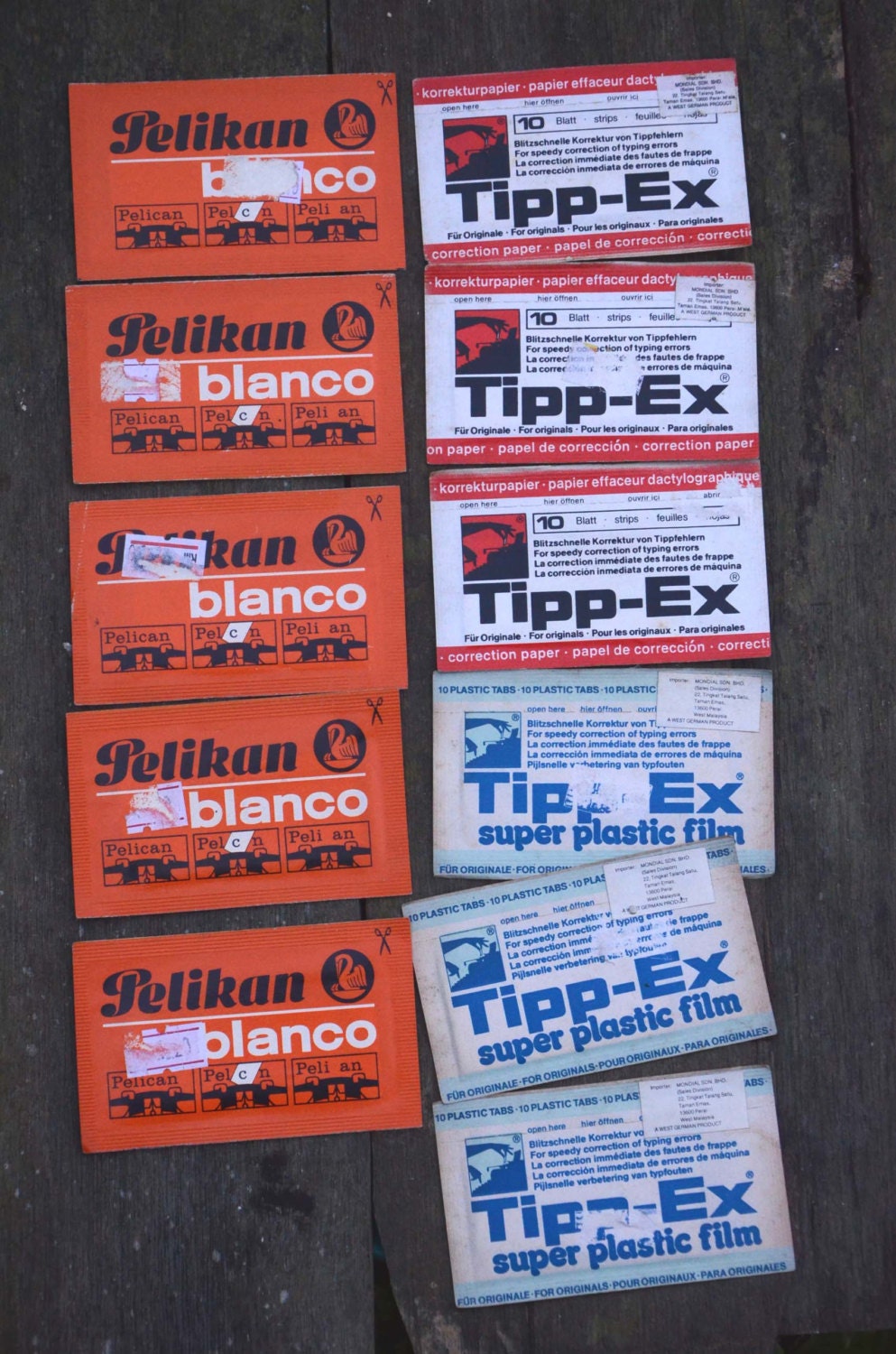 Vintage Typewriter Tipp-Ex Paper Correction Strips Tipp Ex