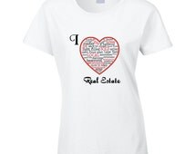 Unique real estate shirt related items | Etsy