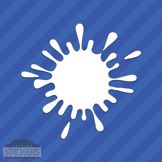 Paintball Splatter Vinyl Decal Sticker