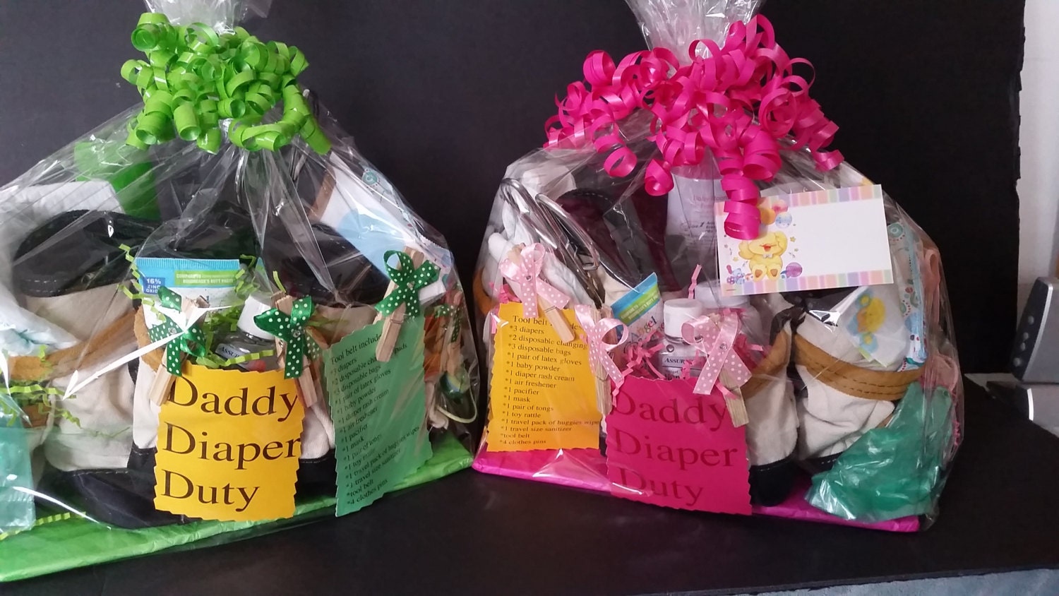 Daddy diaper duty tool belt