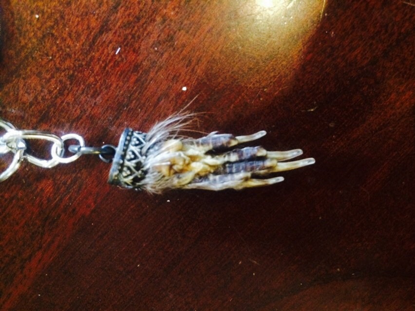 Muskrat Paw Silver Mounting Charivari Charm Pendant Necklace Bracelet ...