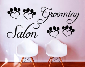 Pet grooming logo | Etsy