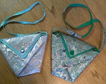 Items similar to Tribal Native Fold over Purse With Long straps on Etsy