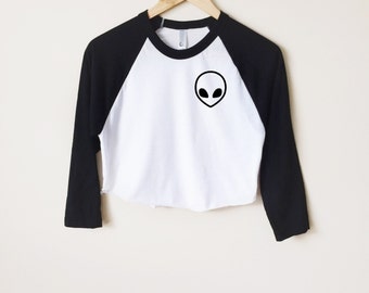 Alien crop top | Etsy