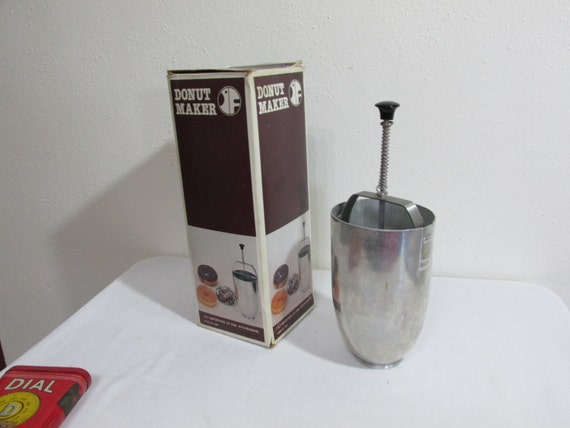 Vintage Stainless Donut Maker to make Doughnuts in Original
