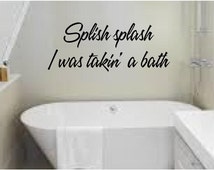 Unique splish splash i was related items | Etsy