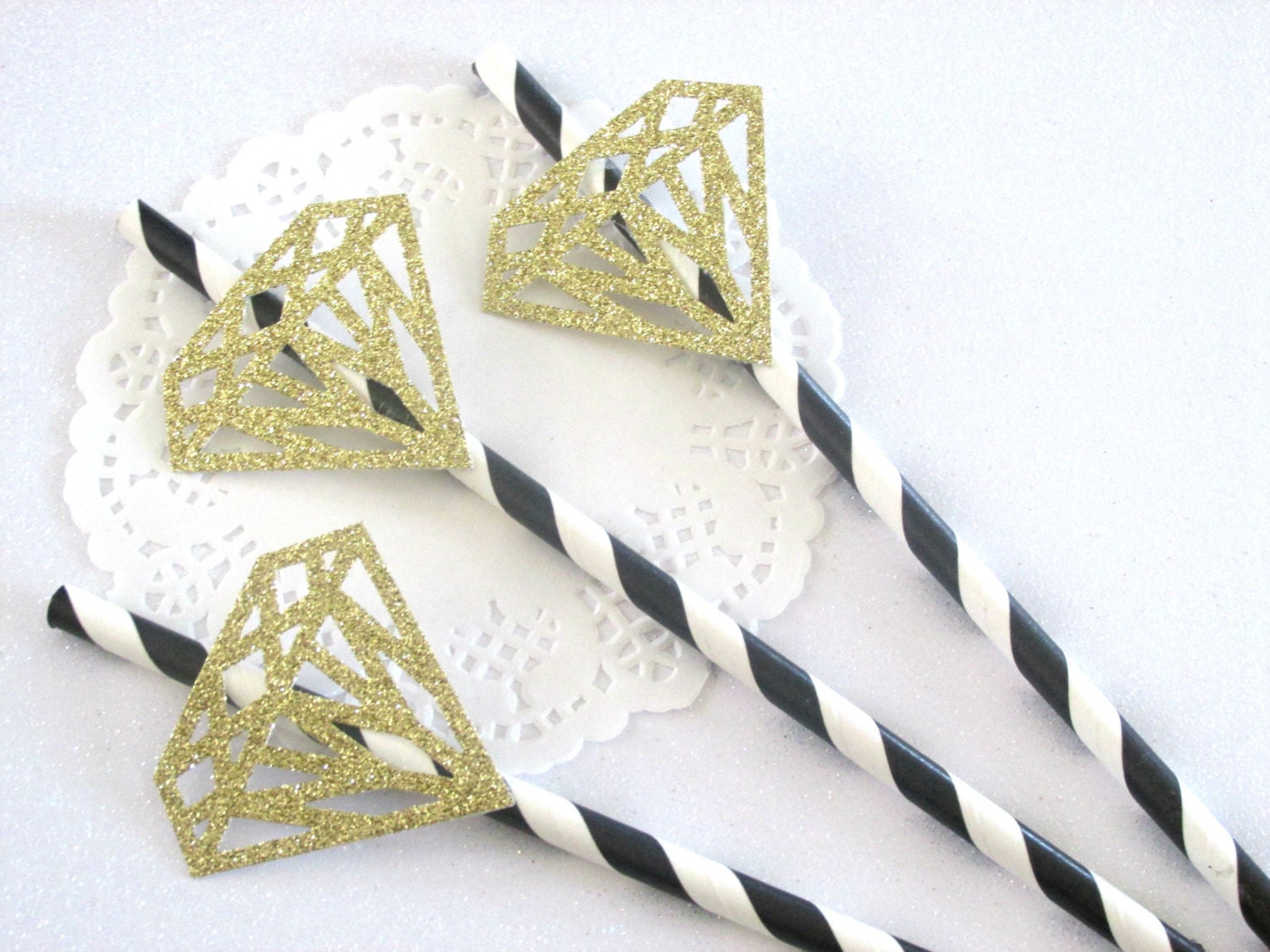 12 Bachelorette Party Straws Bridal Shower Straws Engagement