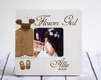 Maid of honor frame Rustic Bridesmaid frame by CustomWoodWonders