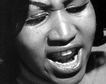 Aretha Franklin Poster. The Queen of Soul. Music. Kraft