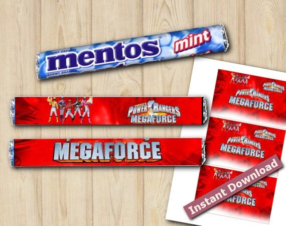 mentos wrappers — DIY Printables