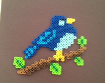 Bird perler | Etsy