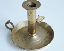Popular items for brass candle holder on Etsy