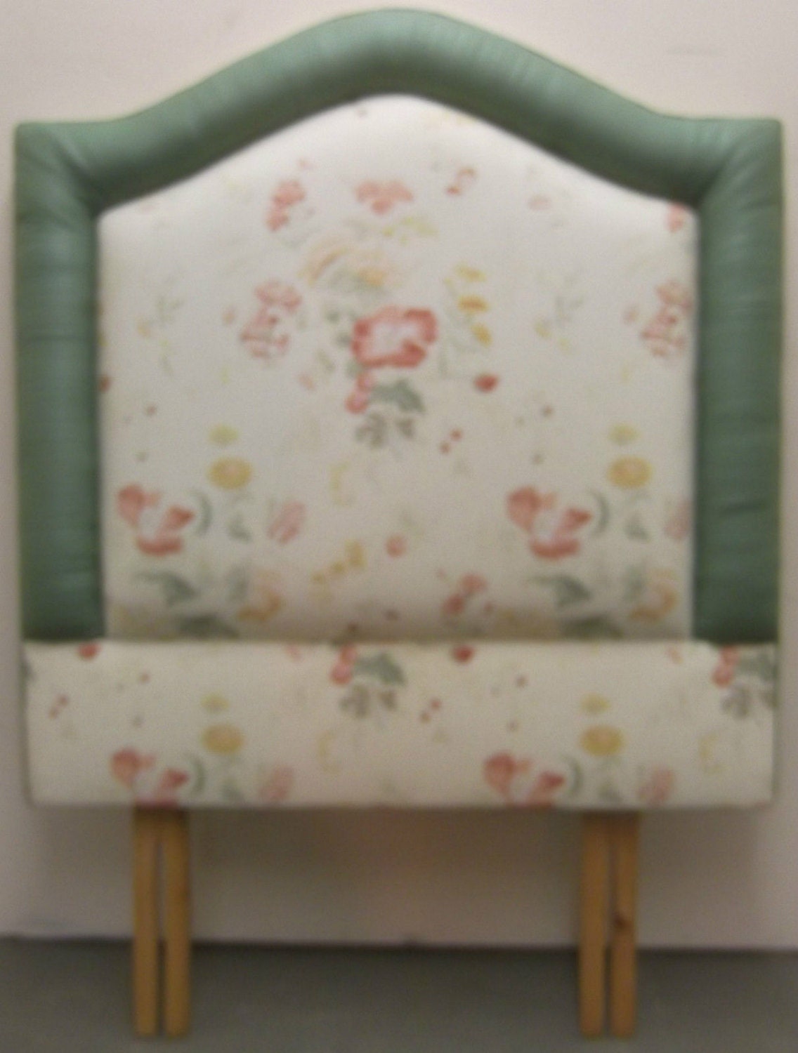 Green/White Floral Patterned Fabric Single Headboard – Haute Juice