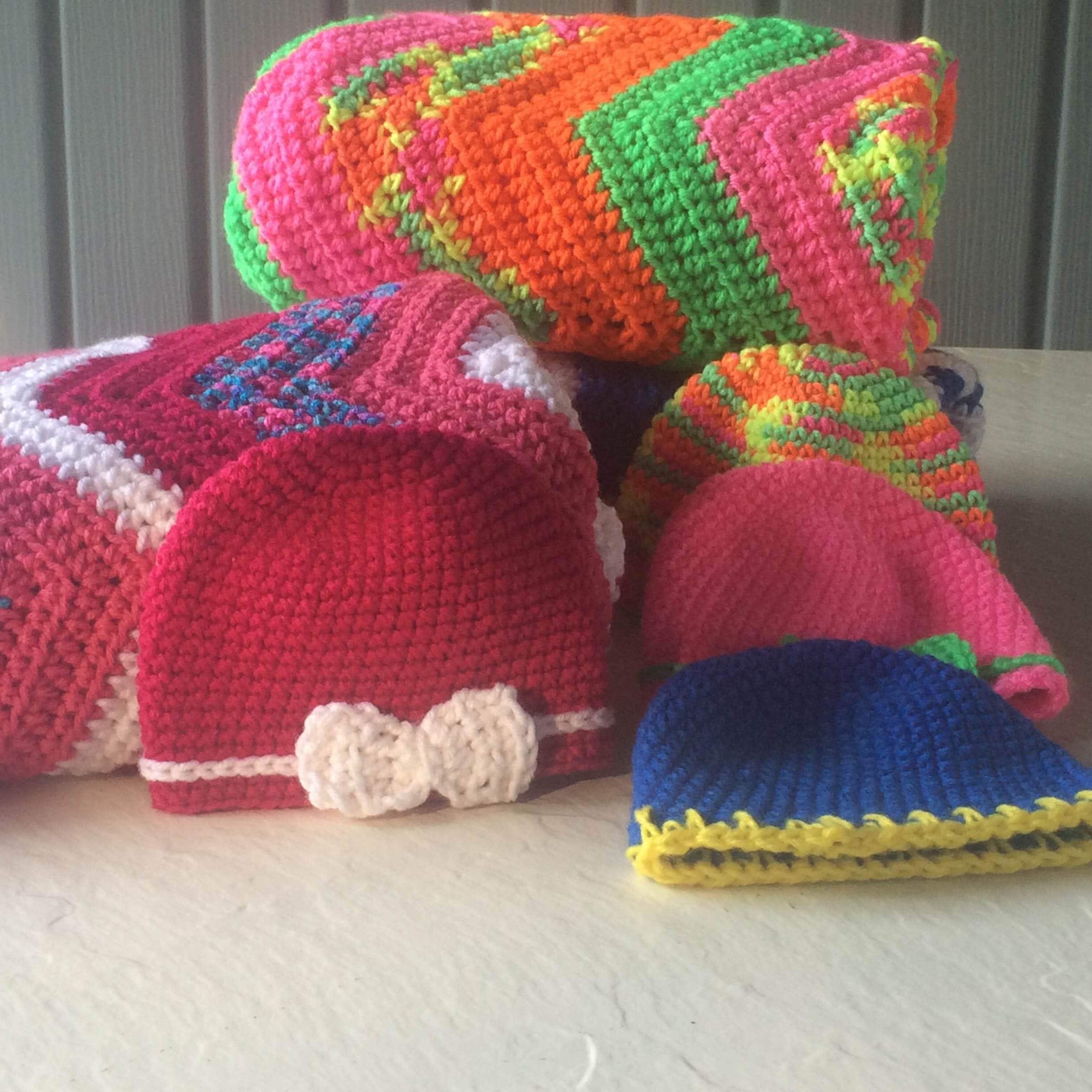 Crocheted and knitted items by SusieQsYarns on Etsy