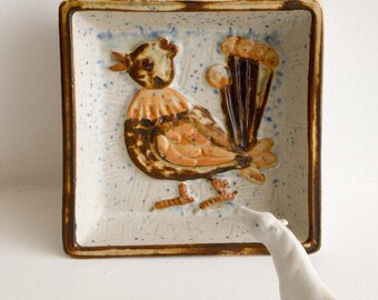 Pottery chicken | Etsy