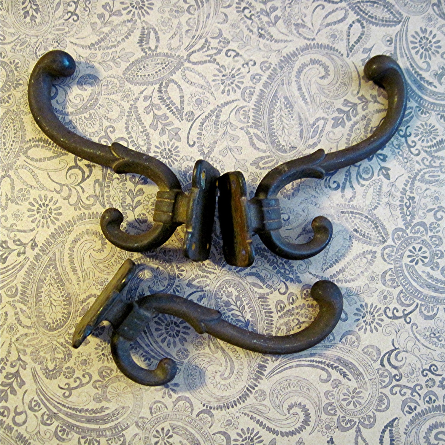 Antique Vintage Coat Hooks Original Finish (3) – Haute Juice