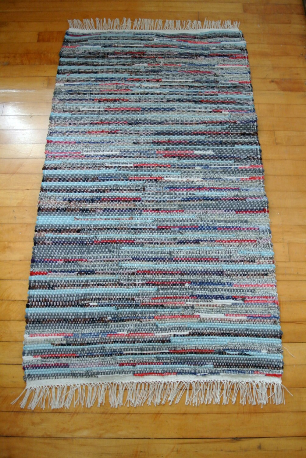 Handwoven-WOOL-Rag Rug-Union 36 Loom