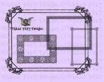 Popular items for fancy digital frames on Etsy