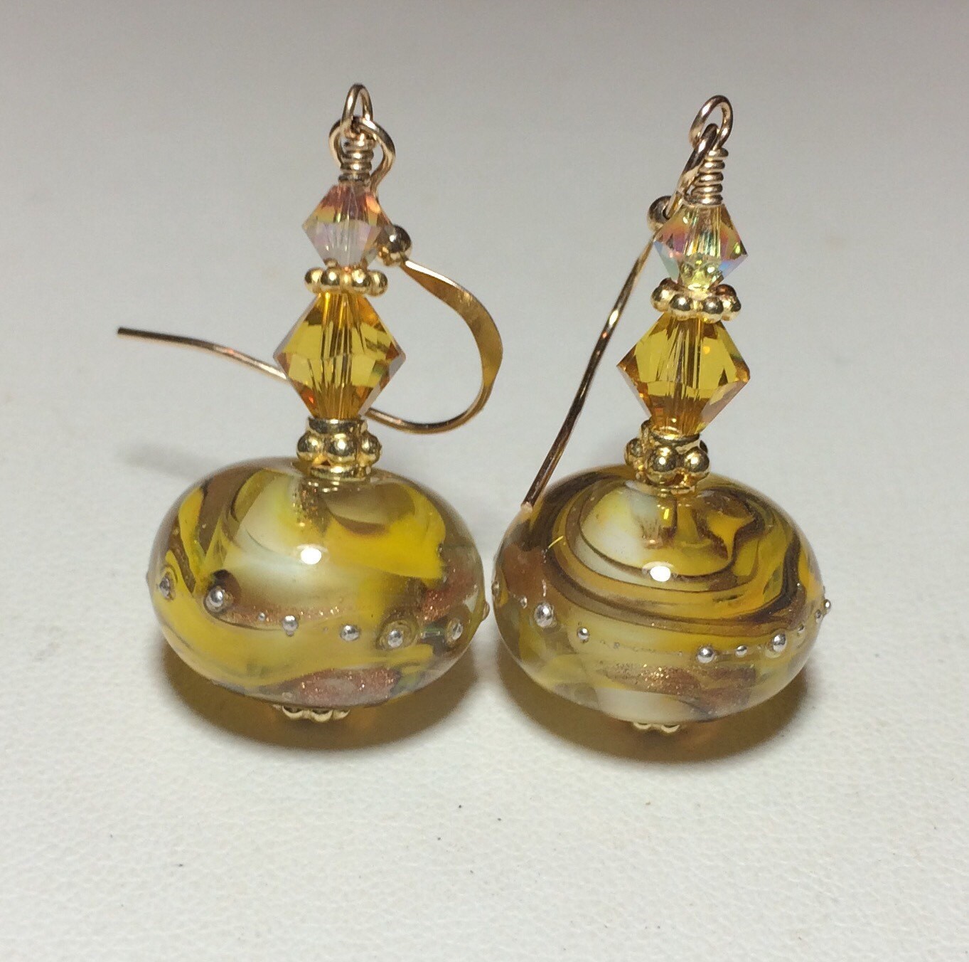 Handmade Lampwork Glass Jewelry Beaded by nycfashionconnection