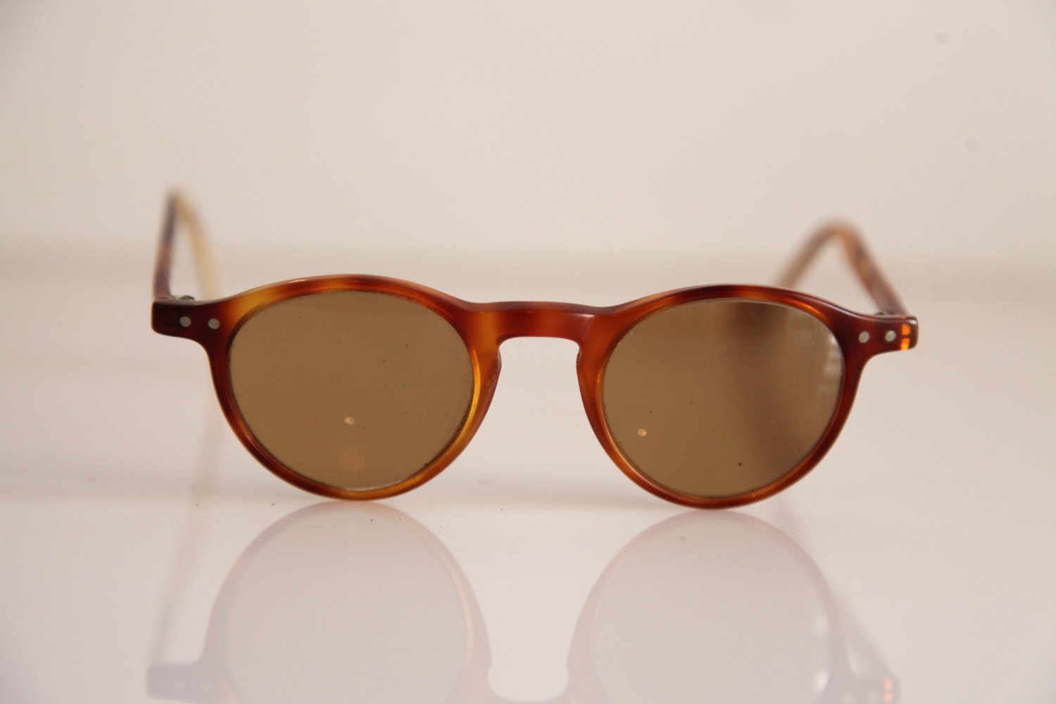 Vintage PANTO SWN 59, Sunglasses, Crystal Brown-Golden Brown Frame ...