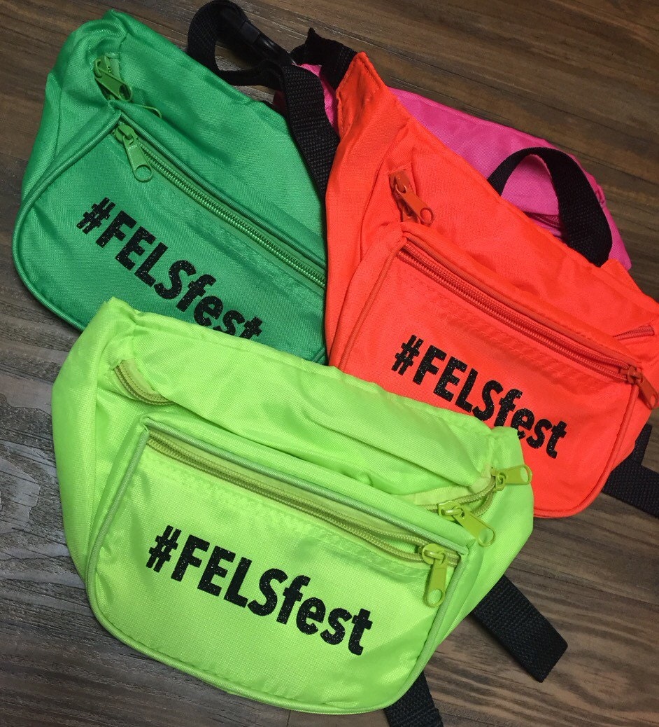 Neon Custom Printed Fanny Packs Bachelorette Fanny Pack