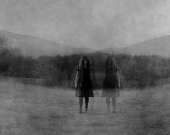 Lost Conceptual Photograph. girl portrait dark by violetgrayart