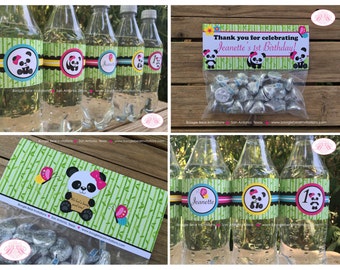 Panda water bottle | Etsy