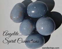 Popular items for angelite stone on Etsy