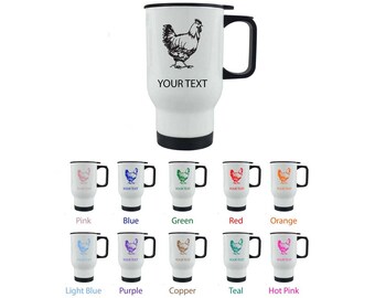 Unique chicken coffee mug related items | Etsy