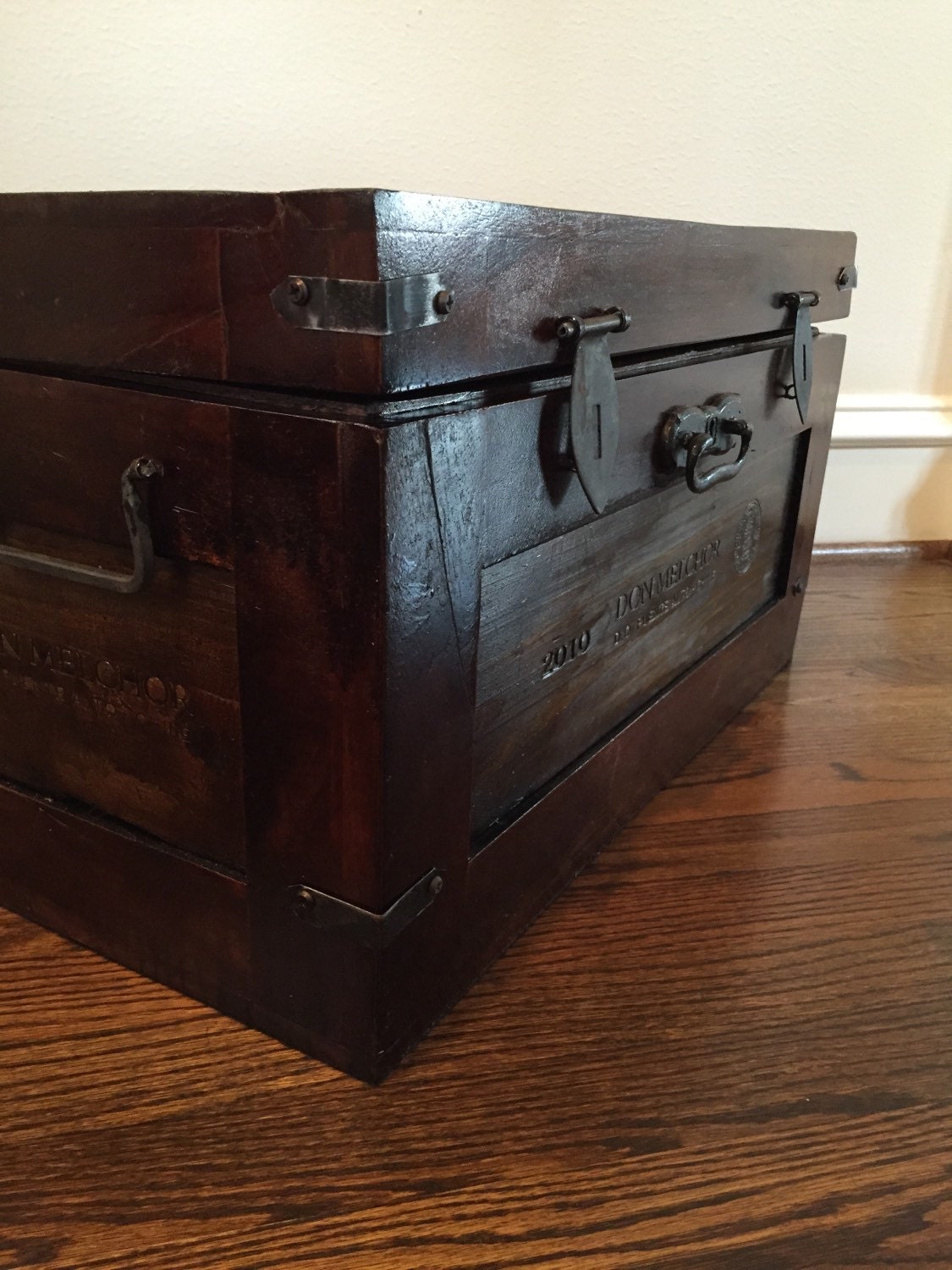 Wine Vineyard Reclaimed Wood Trunk Box Crate Chest – Haute Juice