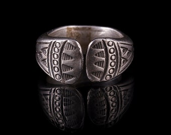 Unique zig zag ring related items | Etsy