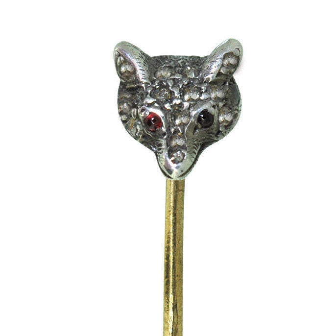 Diamond Fox Head Stick Pin – Haute Juice
