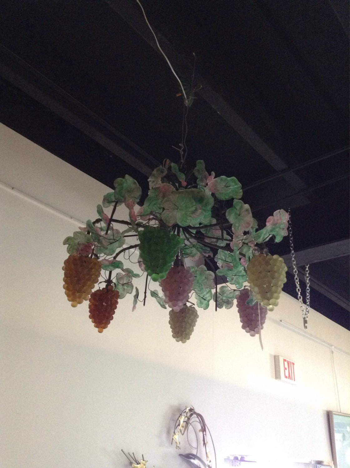 Italian Murrano Glass Grape Cluster Chandelier – Haute Juice