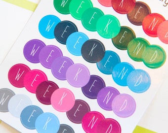 40 Holiday Celebration Stickers Planner by OhHelloStationeryCo