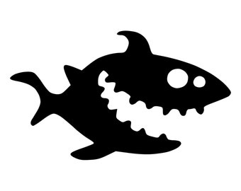 Smiling shark | Etsy