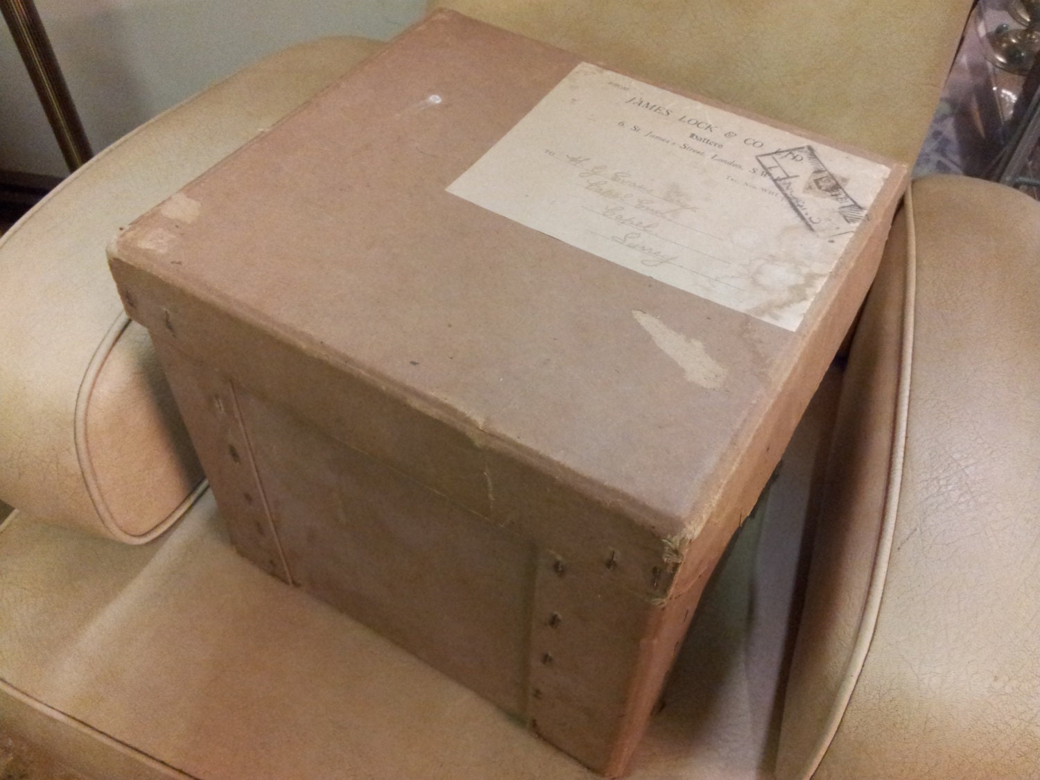 james lock & co hatters vintage hat box storage box shop decor storage ...