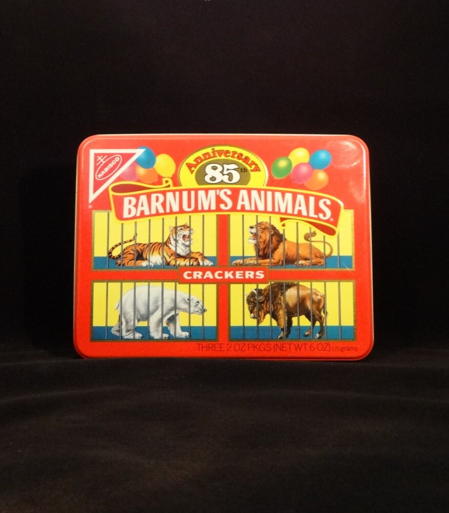 Nabisco Barnum’s Animals Crackers 85th Anniversary Tin Vintage Animal ...