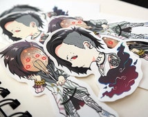 Unique anime chibi stickers related items | Etsy