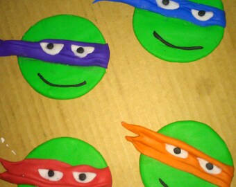 Fondant ninja turtle | Etsy