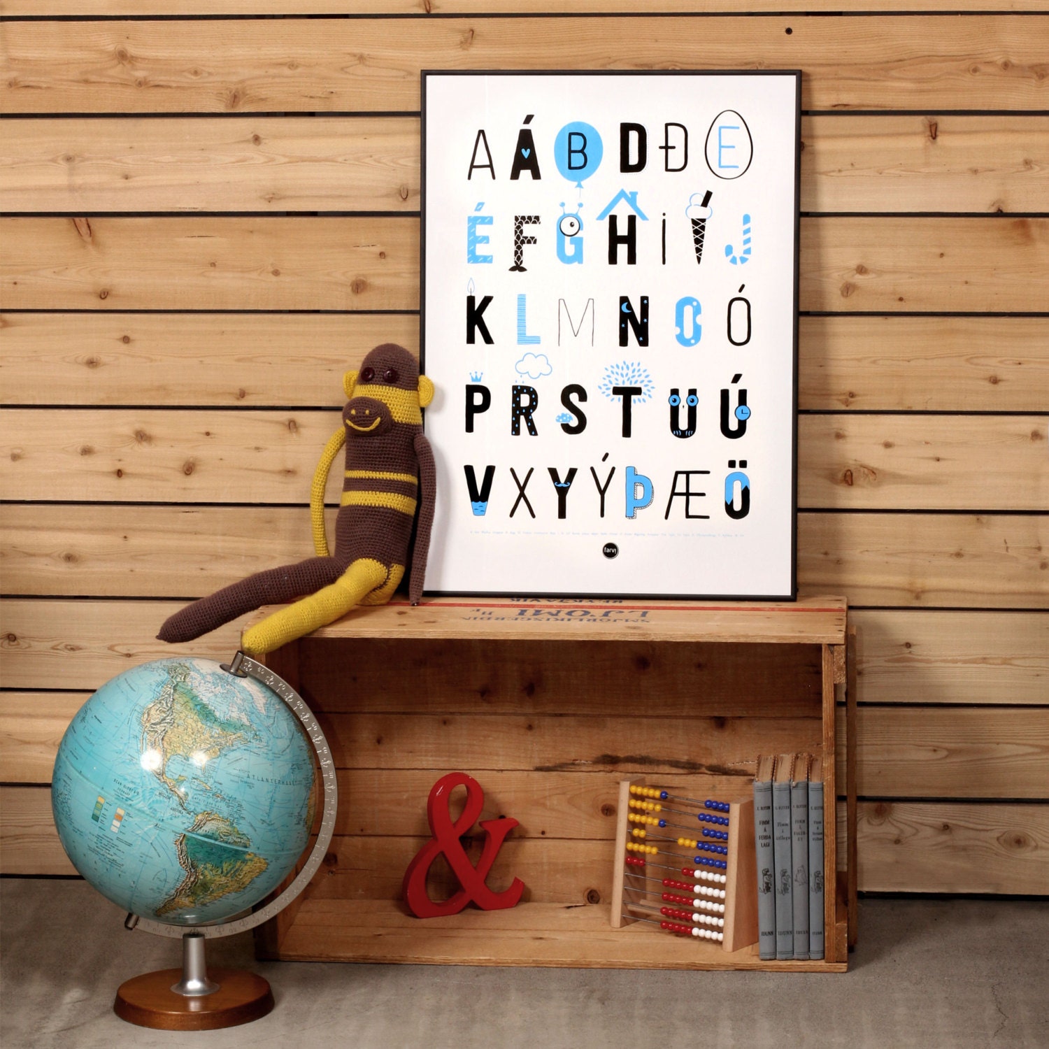 Icelandic alphabet by Farvi on Etsy