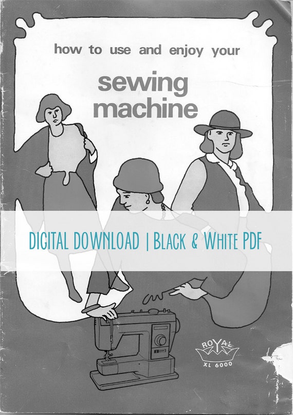PDF Download // Vintage Royal Electra XL 6000 Sewing Machine
