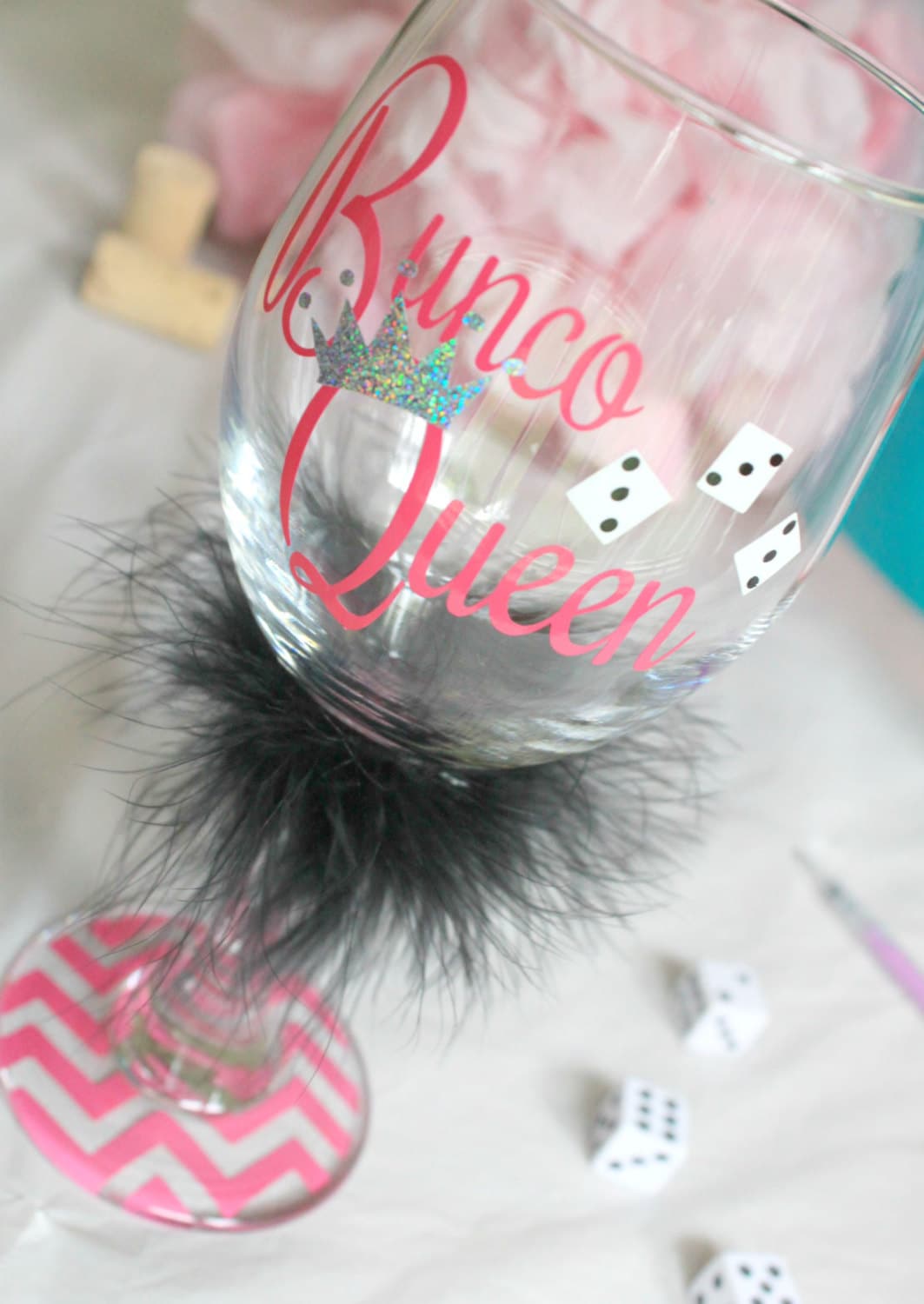 Bunco Wine Glass Bunco Ts Bunco Queen Secret Santa