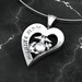 USMC Marine Mom Heart Pendant