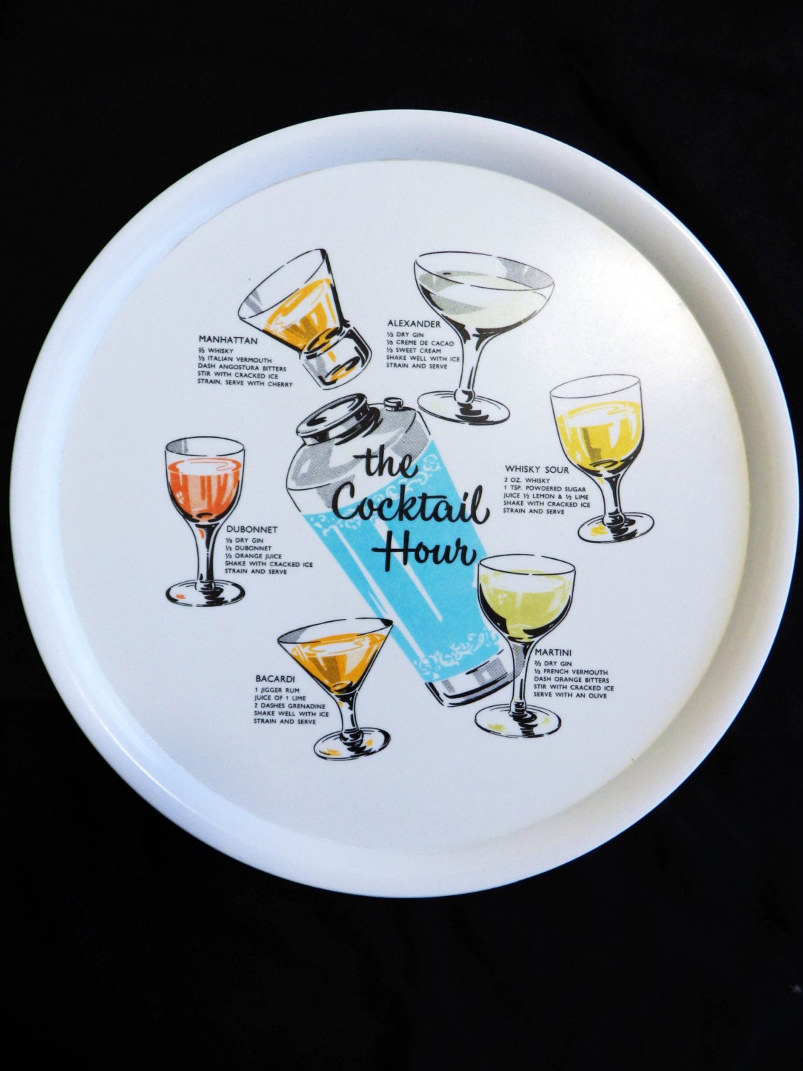 Retro kitsch 60s cocktail trays – melamine Made in Melbourne – classic ...
