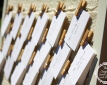 SALE - Wedding Seating Card Holder - Frame Included - Ivory Fabric ...